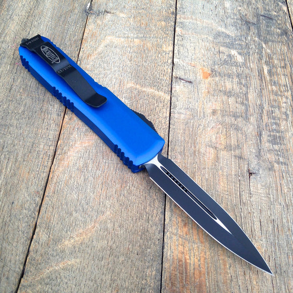 Microtech Utx 85 D E Otf Automatic 3 125 Black 232 1bl Gearbarrel