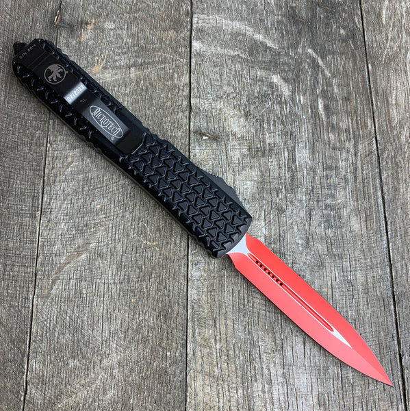 2022 Microtech Ultratech Dagger OTF Black (3.4" Red) Sith Lord 122-1SL ...