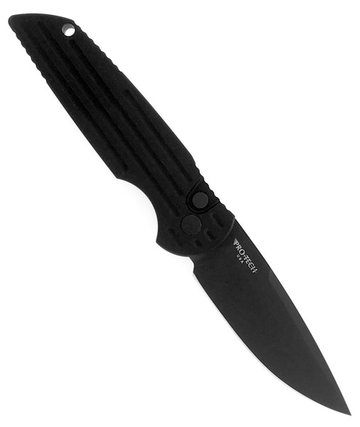 Pro-Tech TR-3 L2 Left Handed Grooved Handle Black Tactical – GearBarrel.com