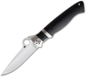 Spyderco Vallotton Sub-Hilt G-10 Folding Pocket Knife (3.75" Satin) C1 ...